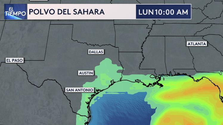Pronostican meteorólogos la llegada a Texas este domingo de una nube de polvo del Desierto del ...